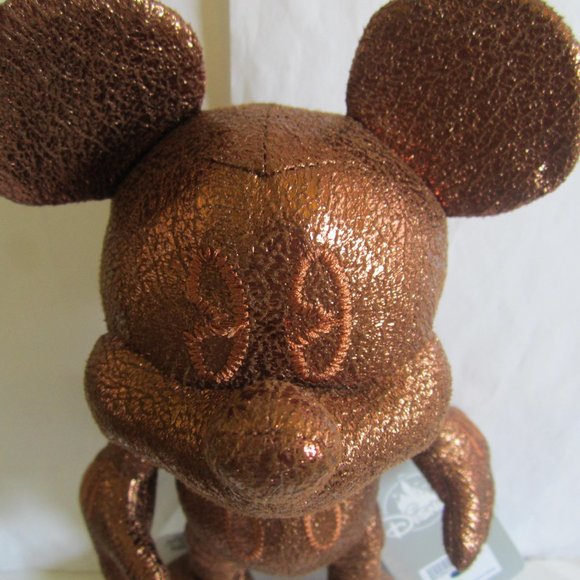 Disney | Other | Disney Mickey Mouse Bronze Plush 5 Inches | Poshmark